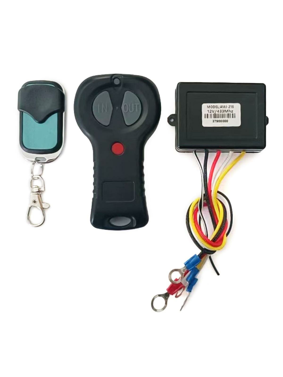 Дистанционное управление электрической лебедкой внедорожника с металлическим пультом дистанционного управления 12V