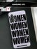 Чехол на Samsung Galaxy A73 / Самсунг Галакси А73 с принтом Women black