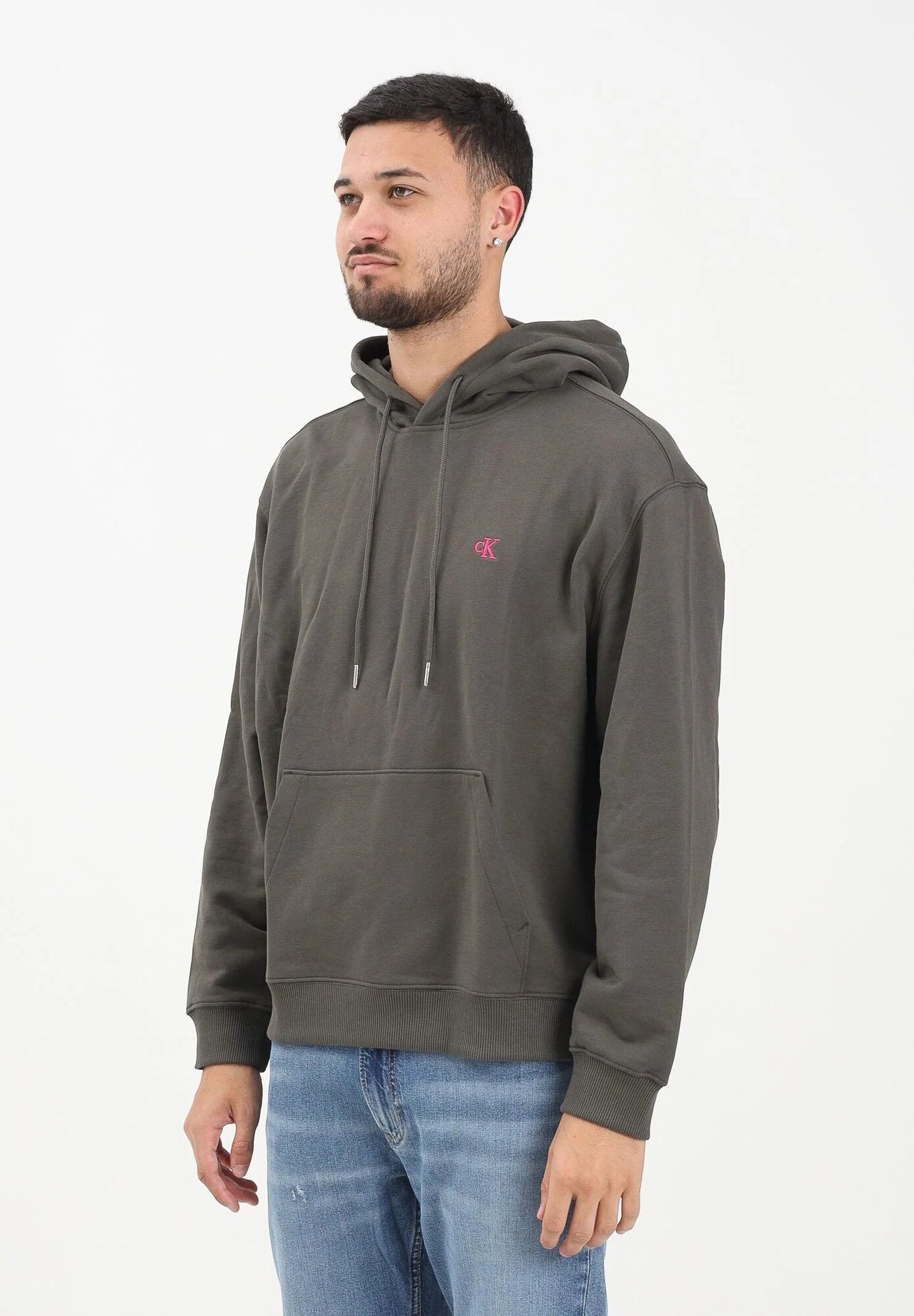 Худи Calvin Klein Jeans, размер XL, , черный — фото 1