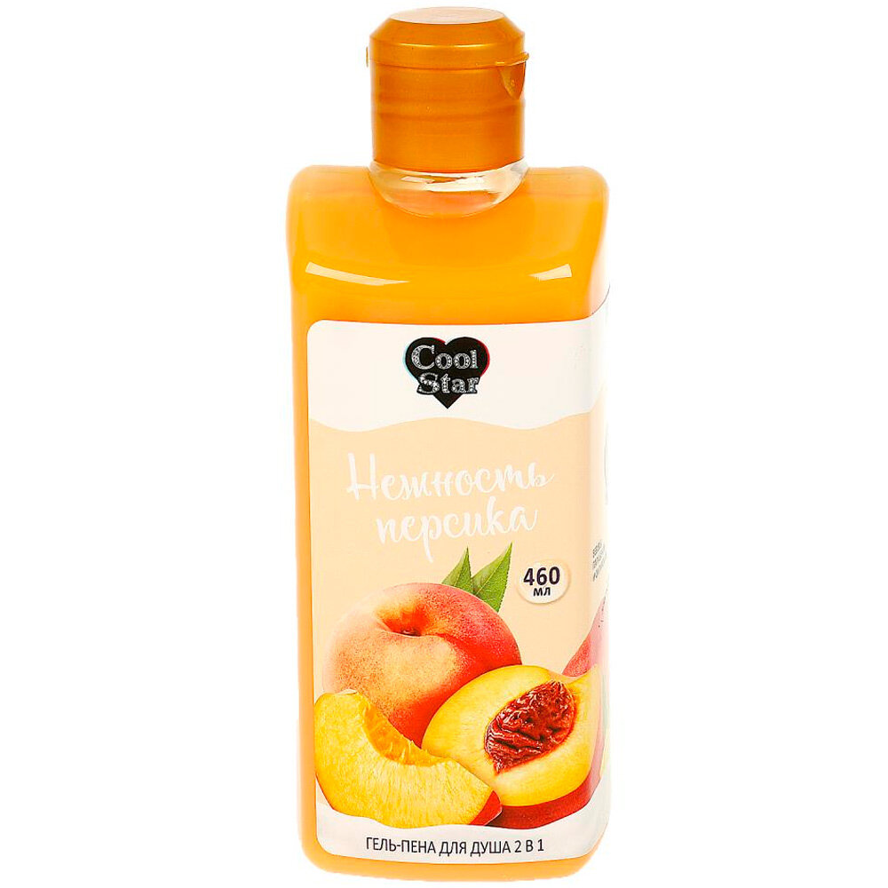 Гель для душа и пена для ванн milk 2 в 1 нежность персика 460 мл Cool Star GELM112400TTG