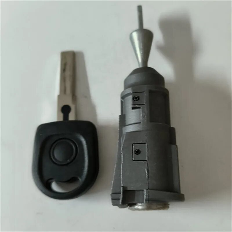 Цилиндр замка двери автомобиля для VW Volkswagen, новый Сантана, левый передний главный цилиндр замка двери с 1 ключом