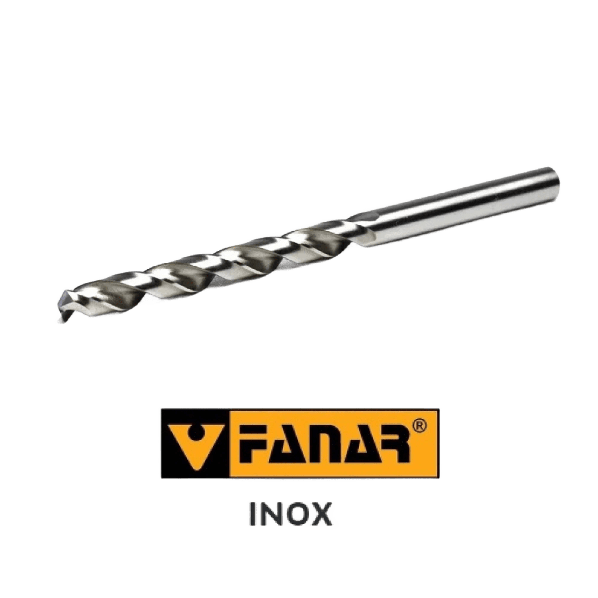 Сверло спиральное по нержавеющей стали с ц/х DIN-338 d. 4,00 HSSCo5 INOX Fanar