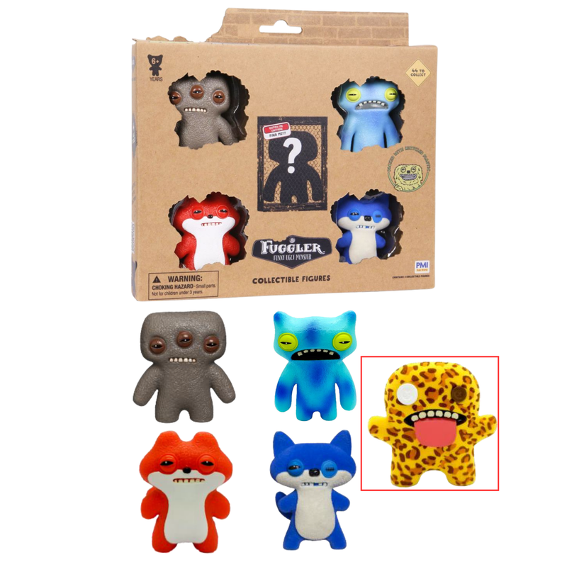 Набор коллекционных фигурок Fugglers Ночной хранитель, Сонный мутант , Хитрая лиса, Подозрительная белка, Дикарь (5шт) (FG2040C)