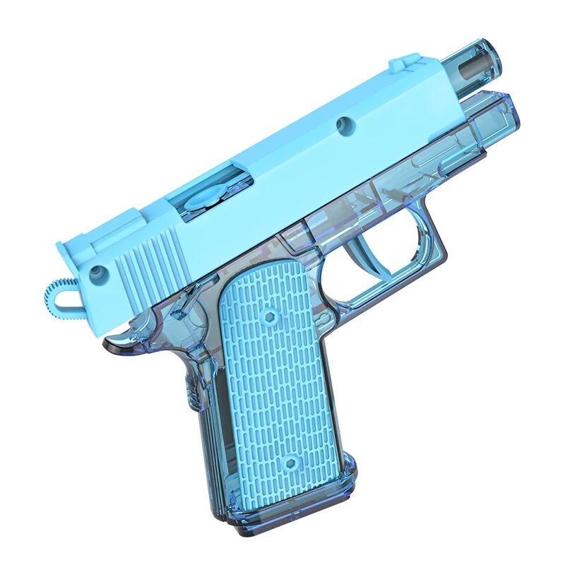 Водяной пистолет OUZEY M1911 для детей и взрослых Голубой, Blue