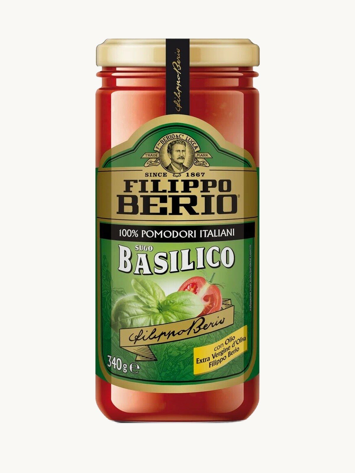Соус Filippo Berio томатный Basilico, 340 гр