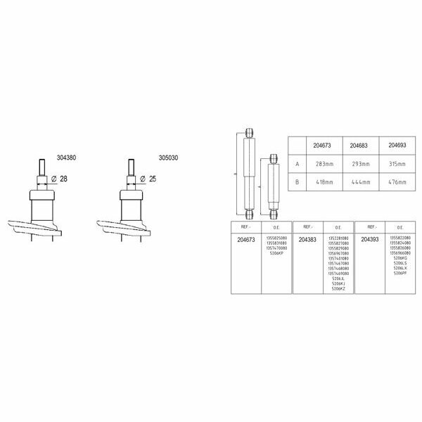 Амортизатор, AL-KO 204683 (1 шт.)