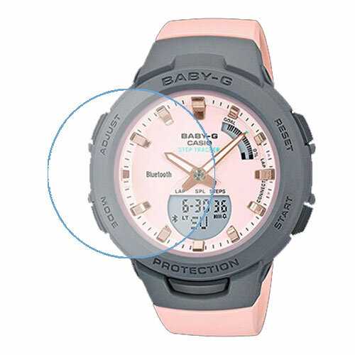 Скрин Мобайл защитный экран для часов Casio BSA-B100MC-4A из нано стекло 9H