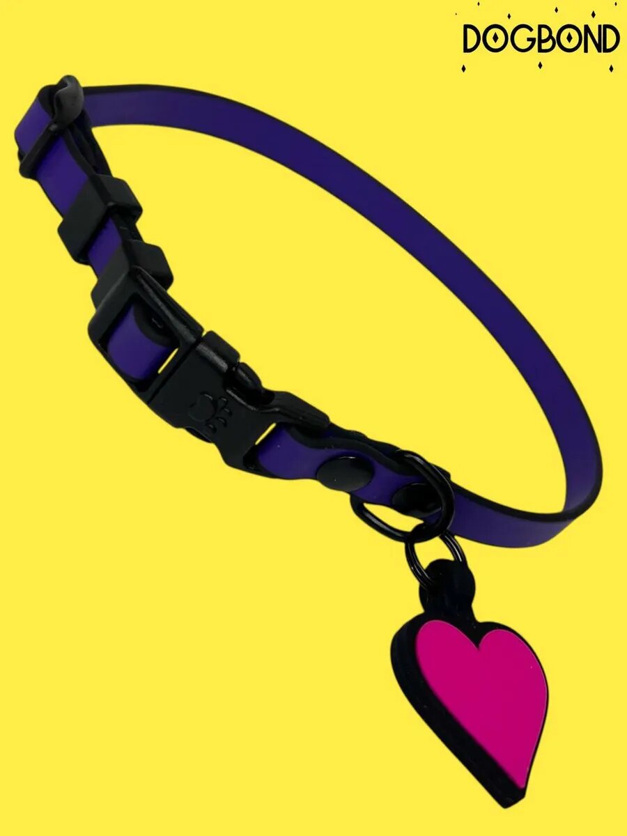 Dogbond Шнурок для адресника из биотана, 10 мм