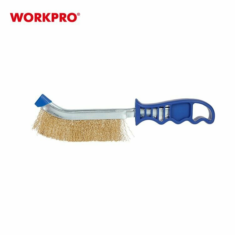 Щетка проволочная с медным покрытием 250мм WORKPRO