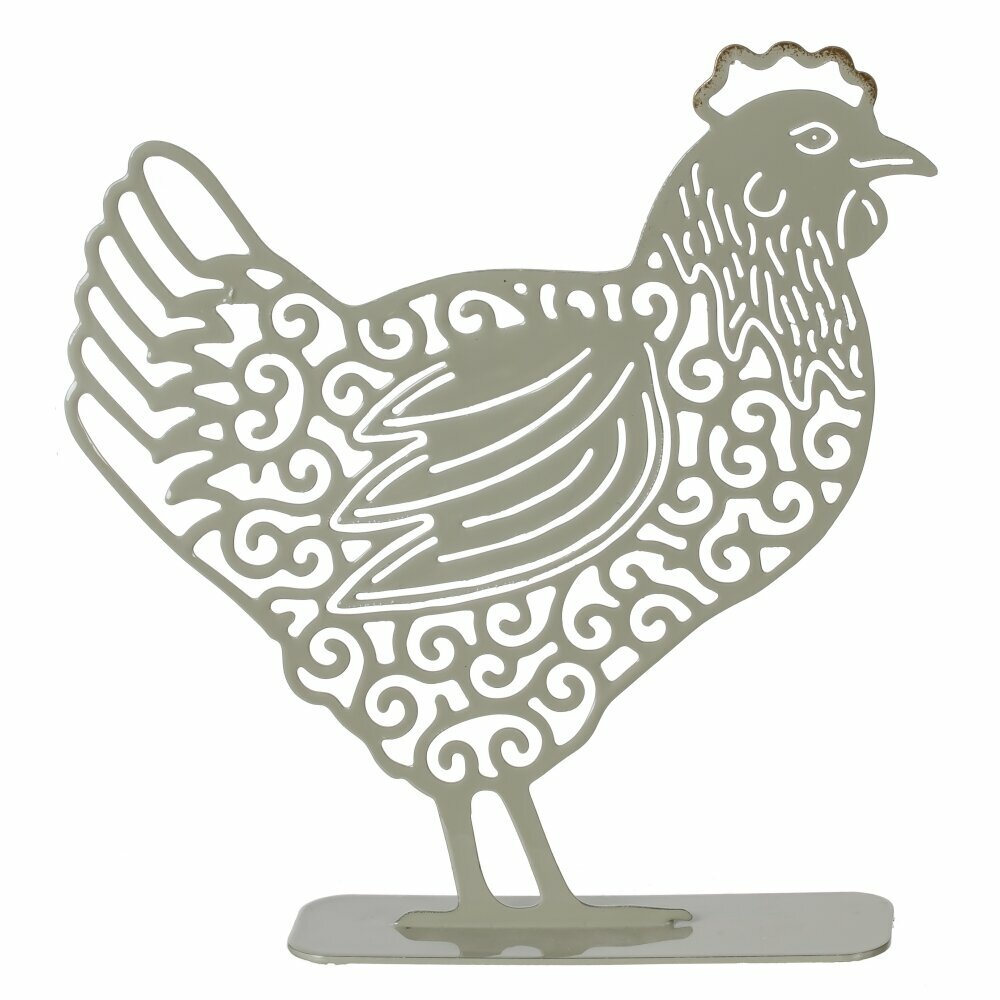 Фигурка декоративная "Курица", L17 W3,5 H18 см