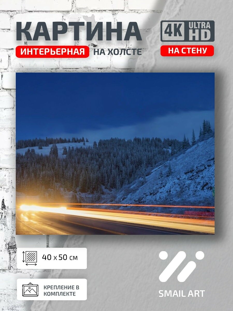 Картина на холсте интерьерная 40 на 50 на стену Colorado горы для кафе пейзаж