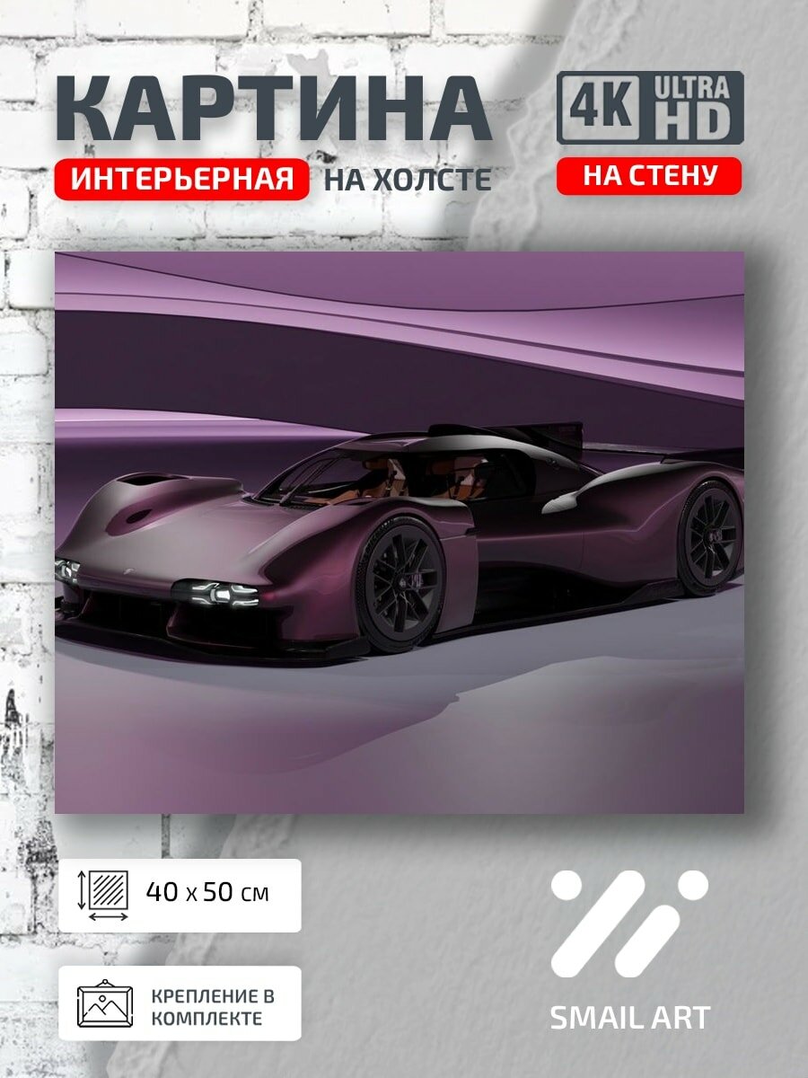 Картина на холсте интерьерная 40 на 50 на стену Le Mans для офиса атмосфера