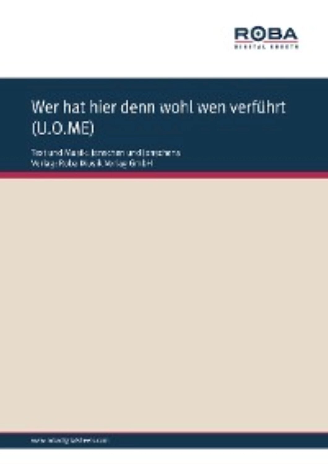 Wer hat hier denn wohl wen verführt [Цифровая книга]