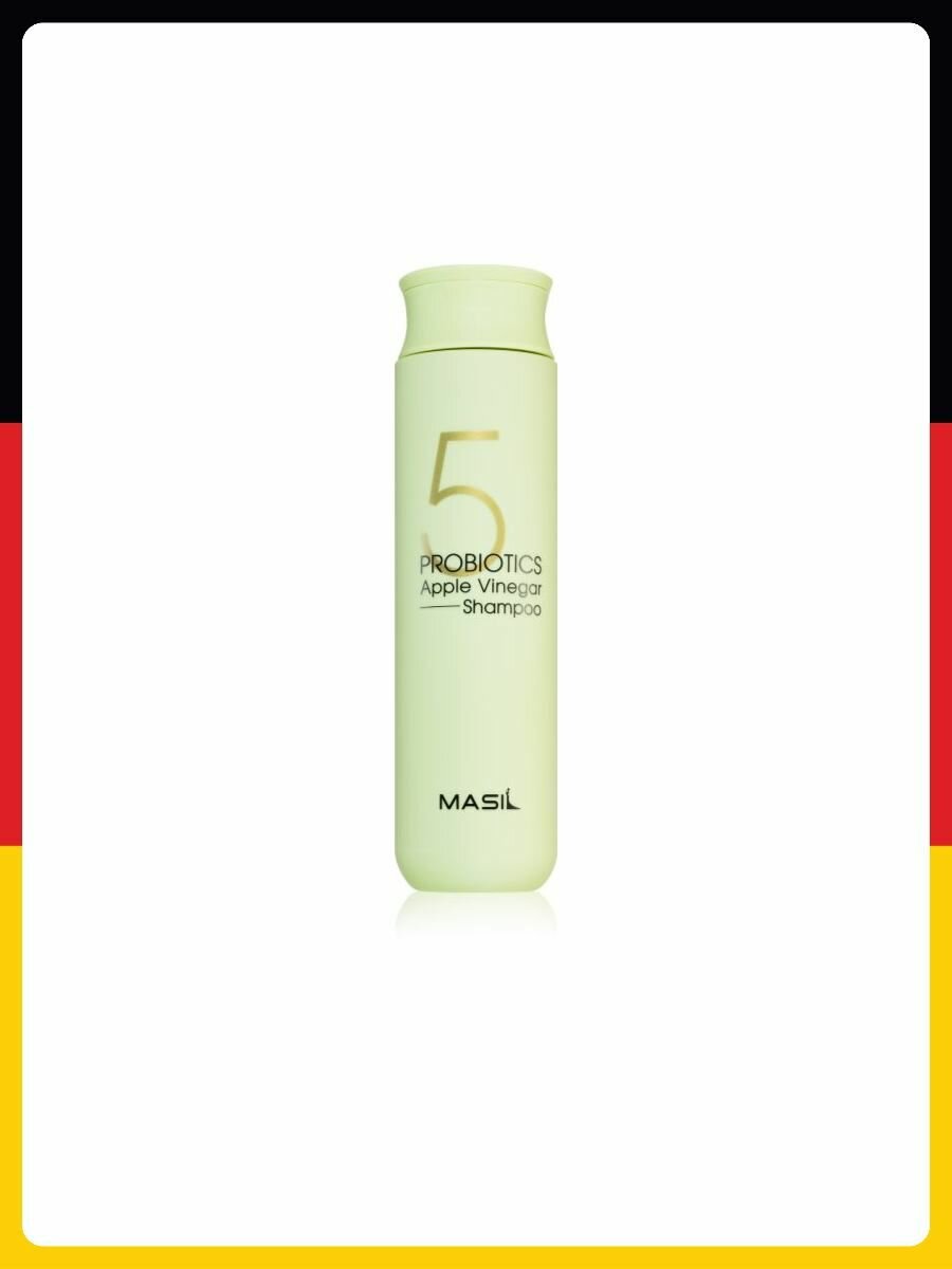 Шампунь для волос MASIL 5 Probiotics Apple Vinegar Deep Cleansing Shampoo for Hair and Scalp, 300 мл