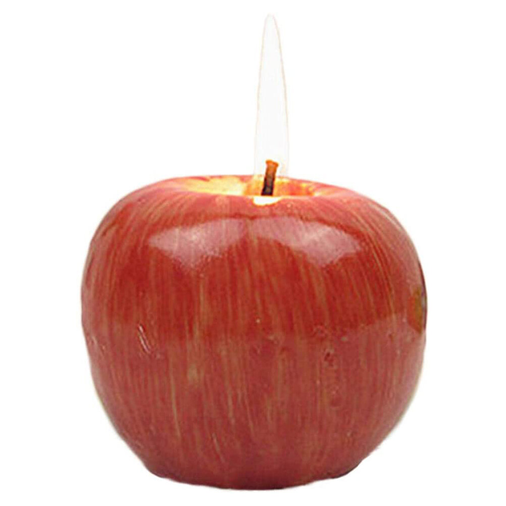 Festive Candles Apple Shaped Tea Light for Home Decor Table Center Birthday Christmas Party