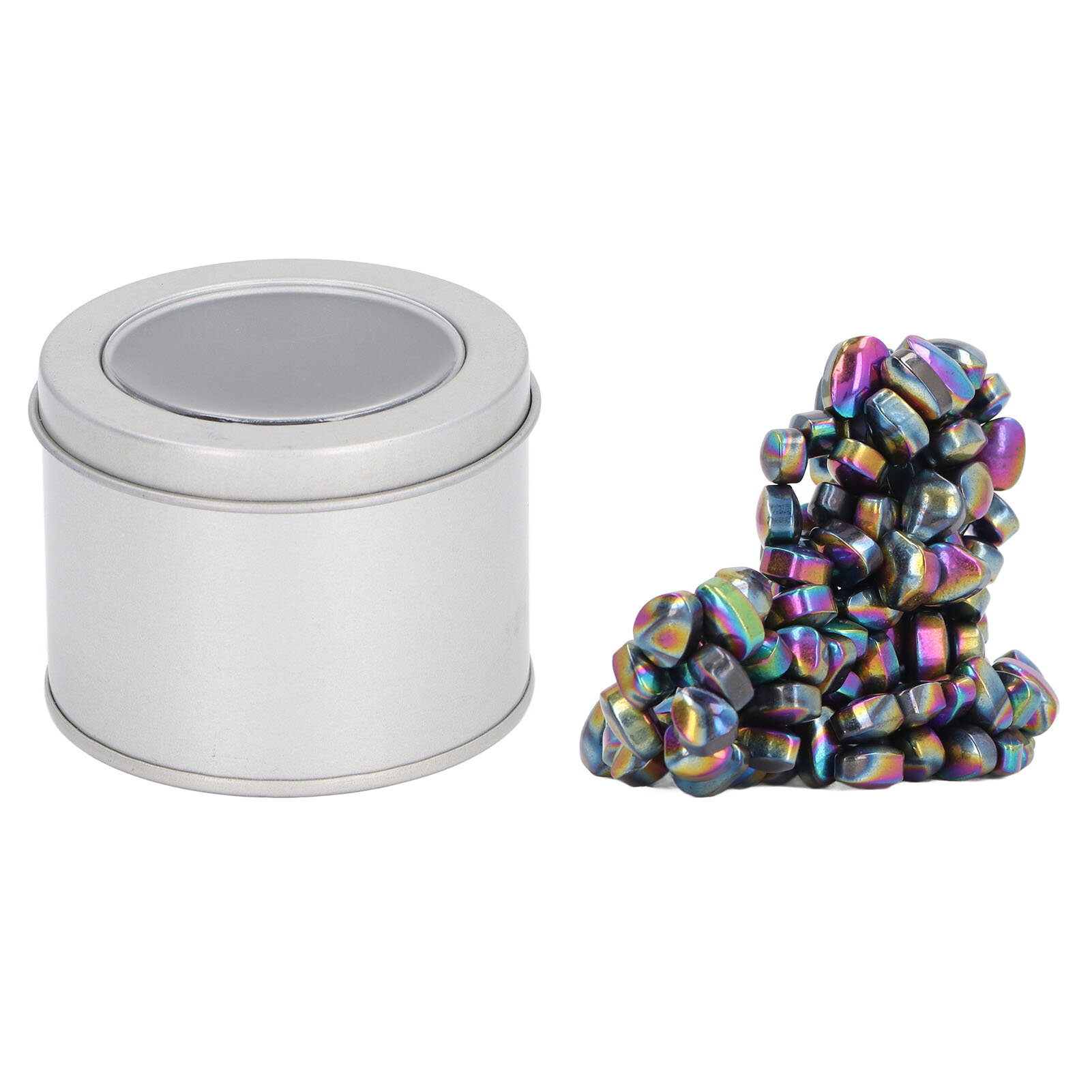 510 шт. магнитных шариков с коробкой для хранения, магниты для снятия стресса и тревожности, мини-ферритовые камни, офисные игрушки для взрослых, красочные
