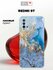 Силиконовый чехол на Xiaomi Redmi 9T / Редми 9Т с принтом Синяя морозная лавина
