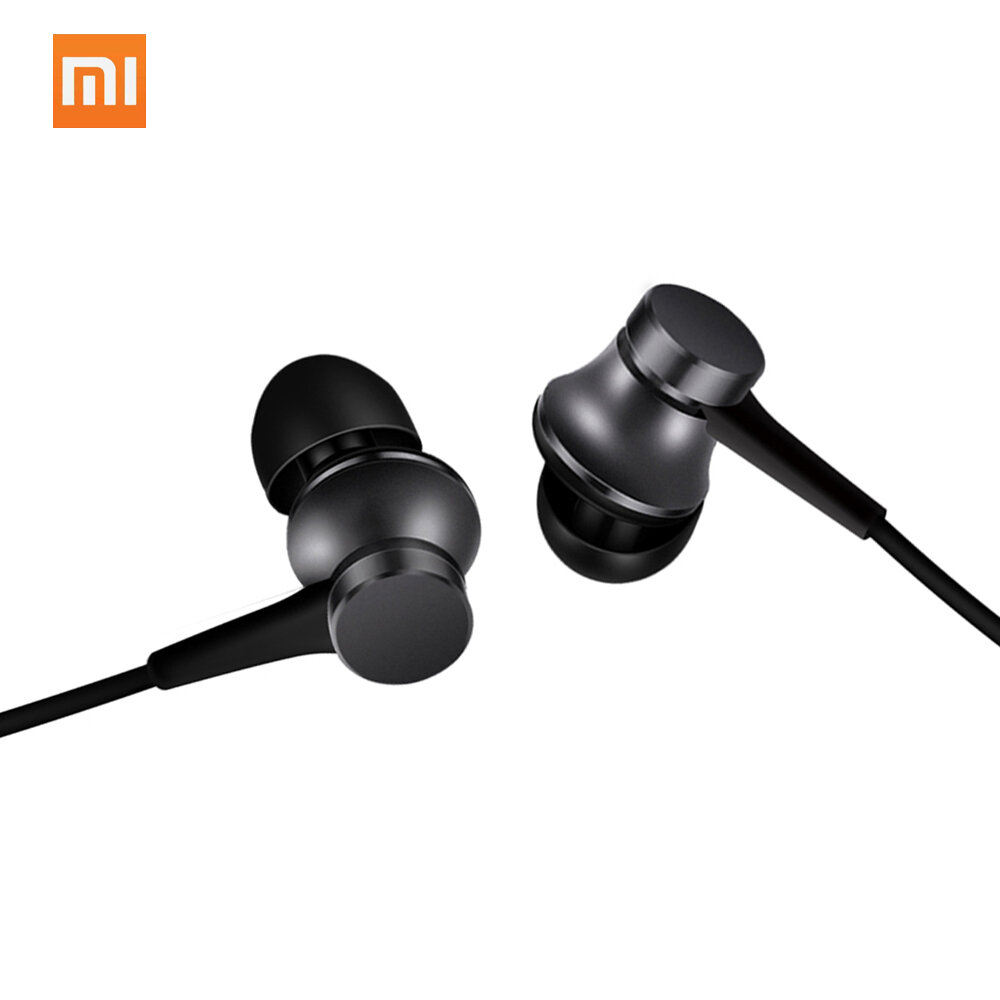 Наушники Xiaomi In-Ear Fresh Version с разъемом 3.5mm, системой балансной демпфировки, встроенным микрофоном для приема звонков, черный, синий, розовый, фиолетовый, серебристый, для смартфонов