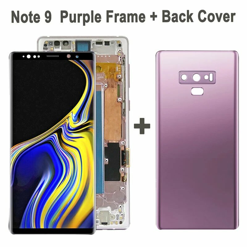6,4-дюймовый ЖК-дисплей для Samsung Note 9 Note9 Super AMOLED, дигитайзер сенсорного экрана в сборе N960 SM-N960F N9600, запасные части