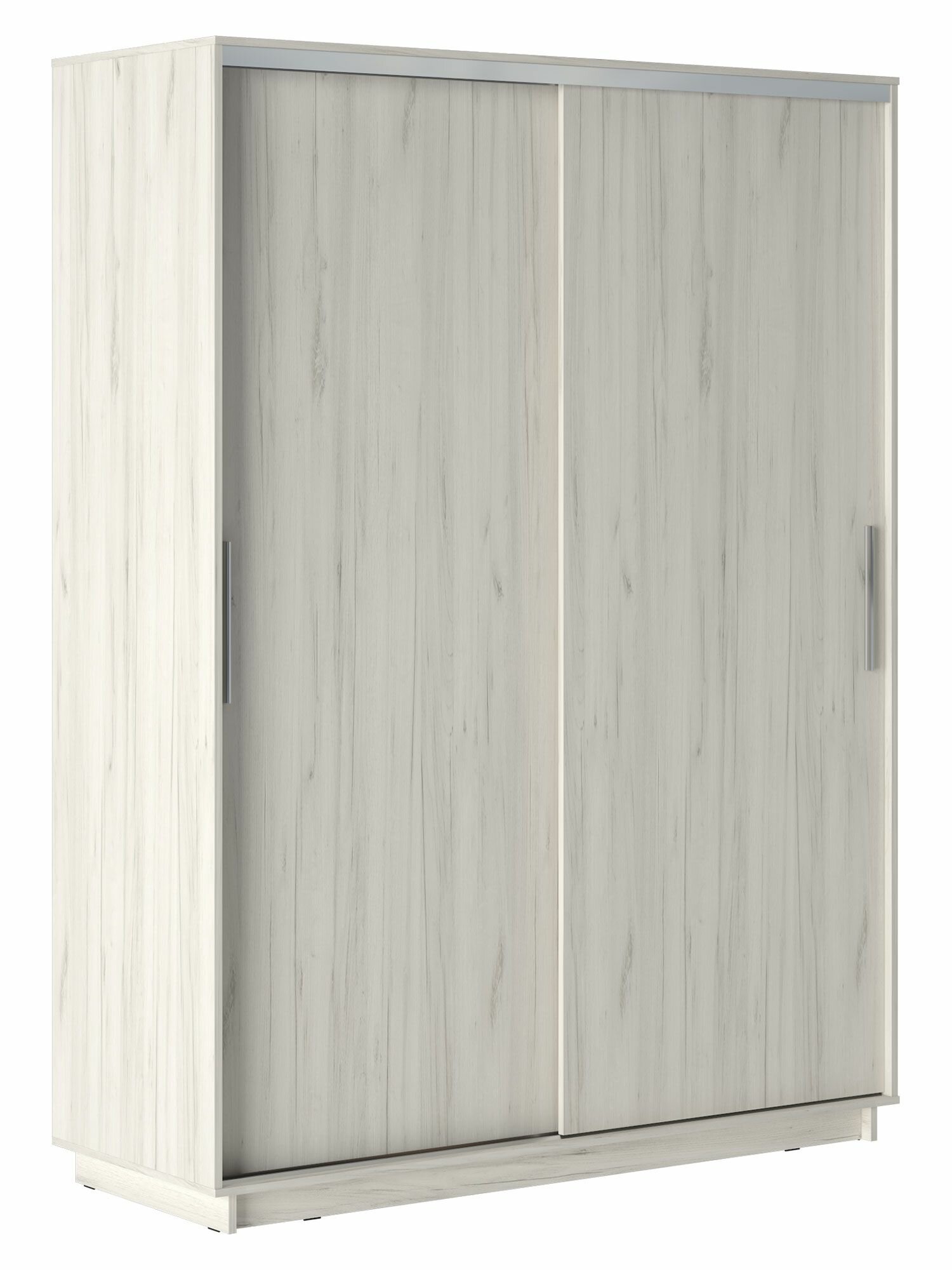 Шкаф-купе для одежды и хранения вещей Стоун Стандарт с ящиками, с полками, со штангой для одежды, 160х59.7х236 см, Дуб Крафт белый
