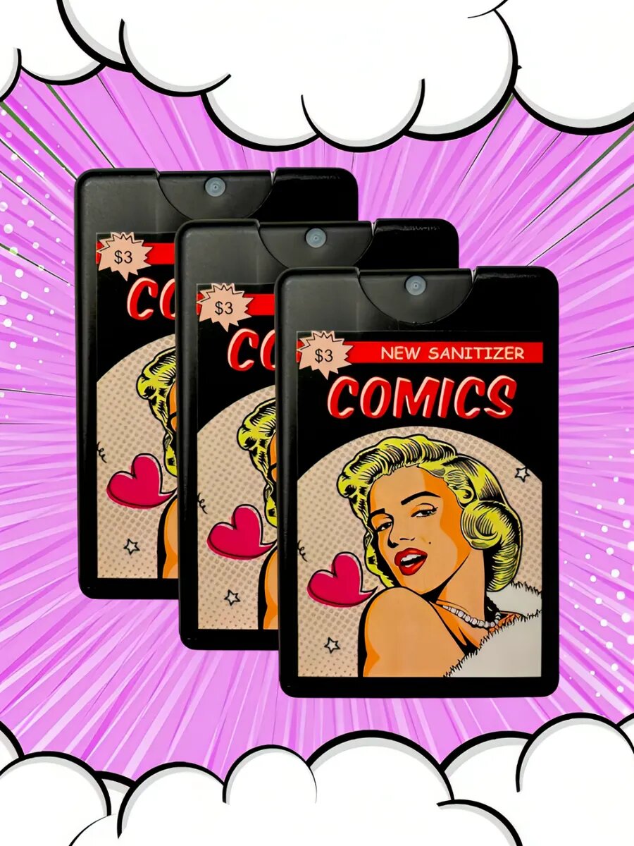 Санитайзер для рук спрей карманный 3 шт