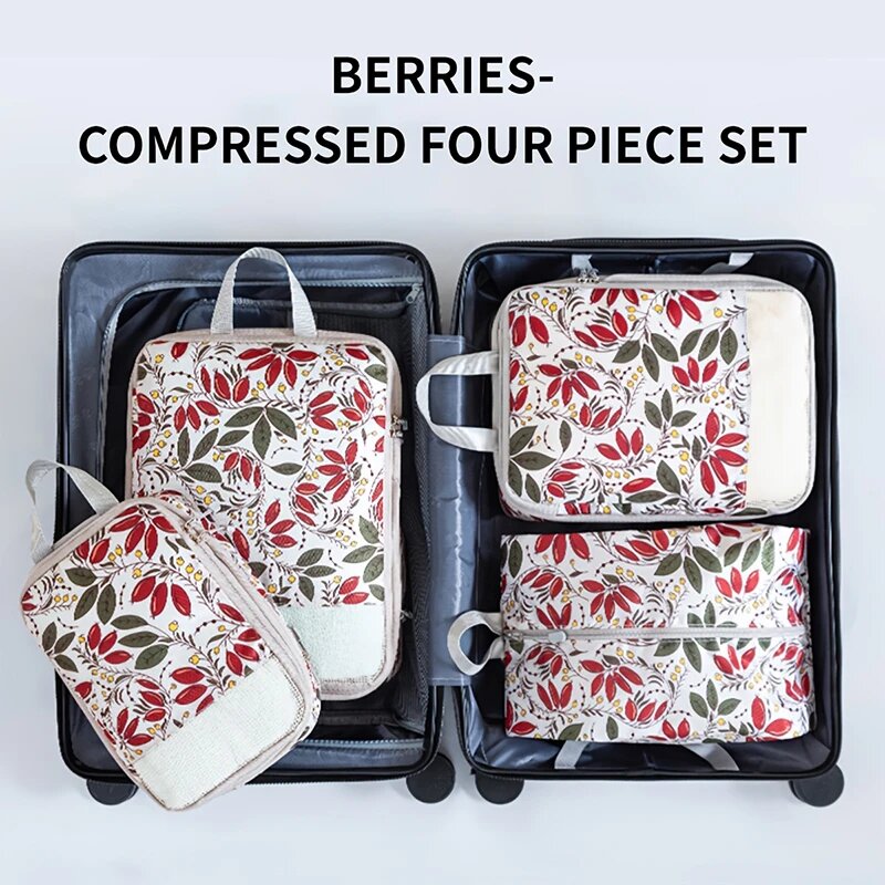 Набор компрессионных сумок Berries style 4 шт.