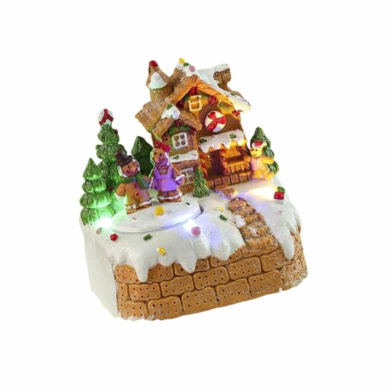 Рождественское украшение Иглу со светодиодным фонарем-Двойное печенье типа А