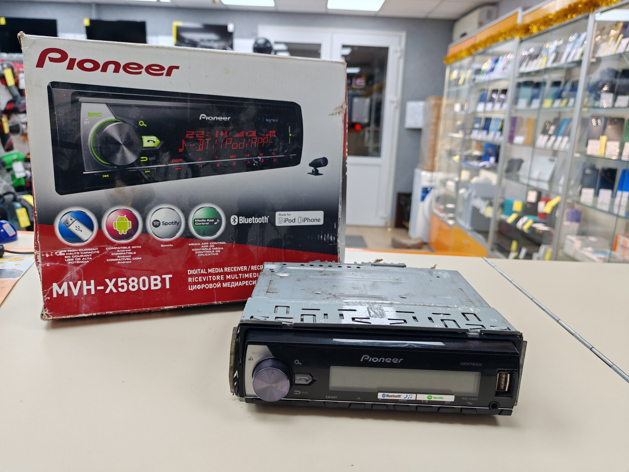 Автомагнитола Pioneer MVН-X580BT Б/У уценка