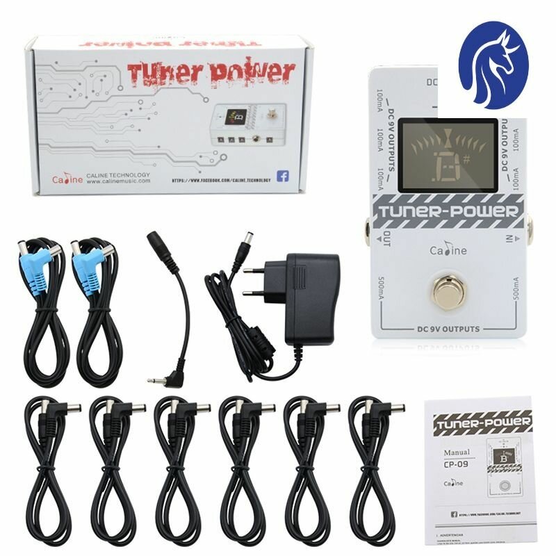 Блок питания Тюнер для педалей гитарных эффектов Caline CP-09 Multi-Output Power Supply