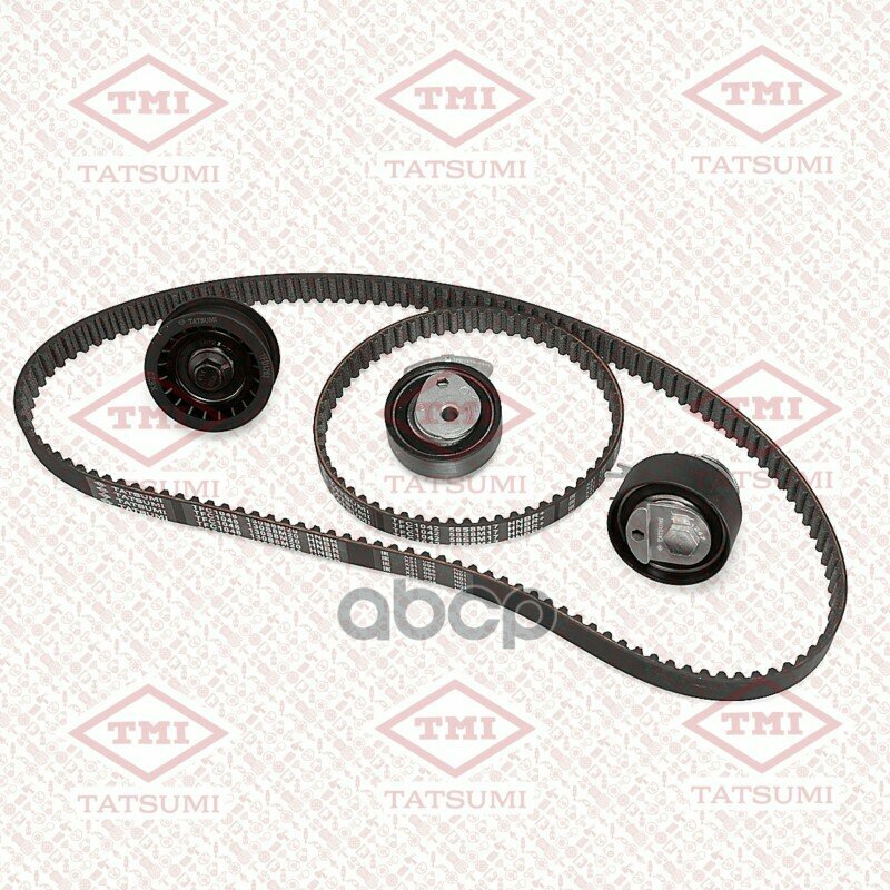 Ремень ГРМ 2шт. [130 зуб,20mm / 58 зуб,17mm] + 3 ролика TATSUMI арт. TFE1018