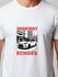 Футболка PRINTSHOT, 1 шт., размер XS, белый