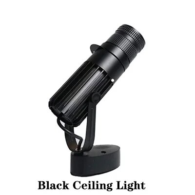 IWP Потолочный спот с регулируемым фокусом 3000K Warm White, Черный, Black Ceiling Light, 7W