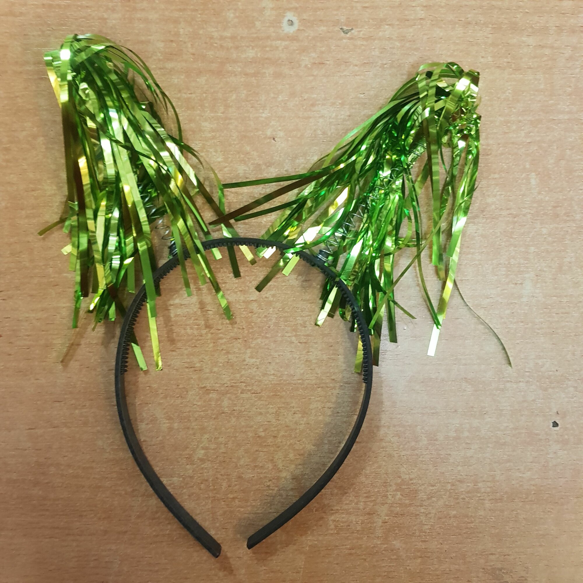 Карнавальный ободок из мишуры, цвет зеленый, 7788