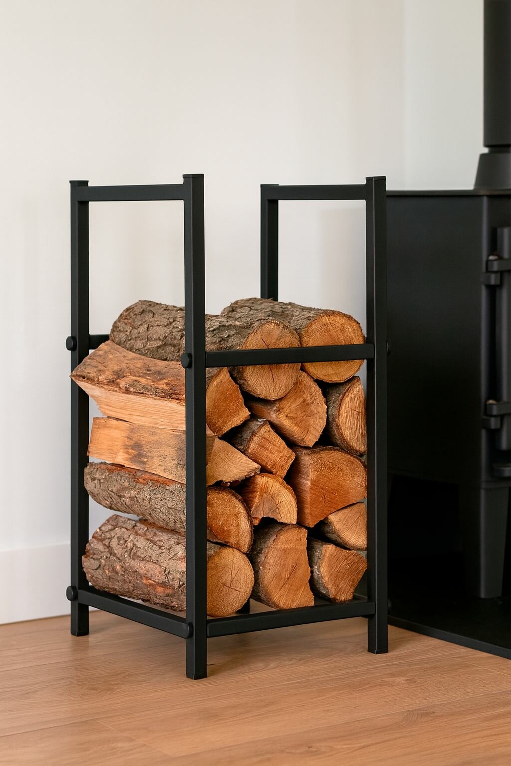 Металлическая дровница LOFT каминный дровник 30*23*51