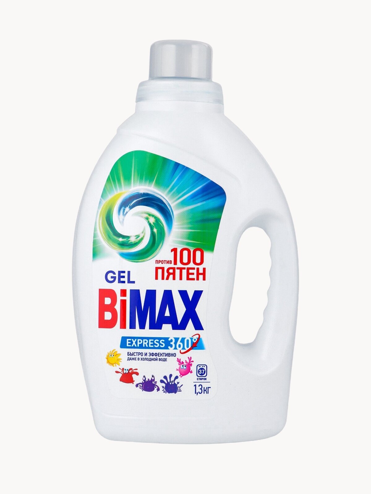 BIMAX 1300мл Гель для стирки 100 пятен