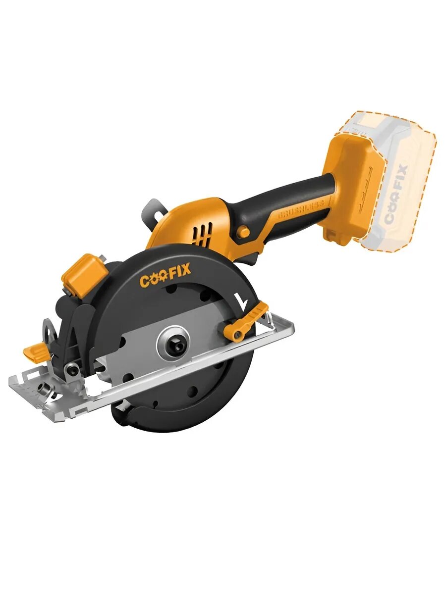 Циркулярная пила Coofix CF-CCS004, бесщеточный двигатель, 140мм, 20В