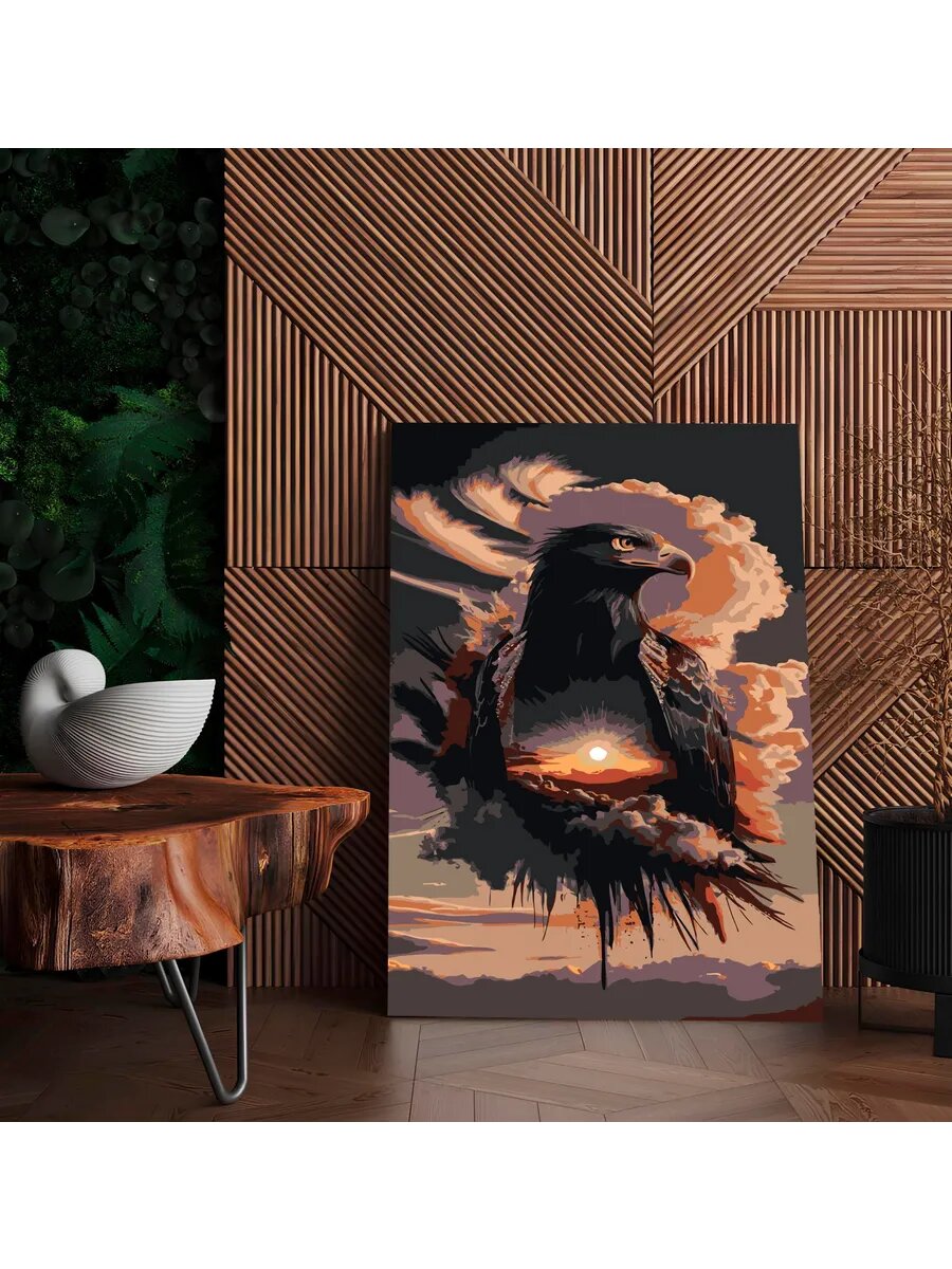 Картина по номерам Орёл_Птица_Тотем