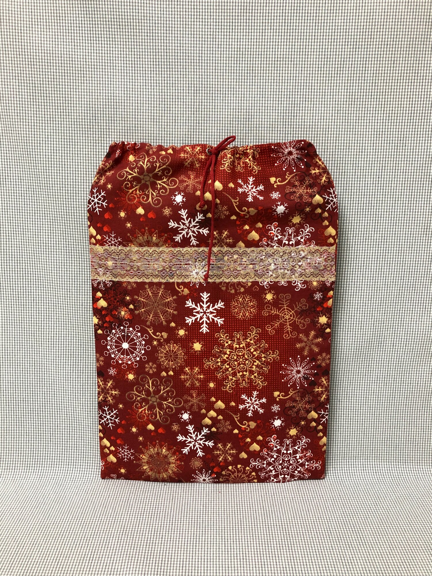 Мешок большой 34х50 см, цвет 5-1б, из рогожки, хлопковый, для упаковки и хранения