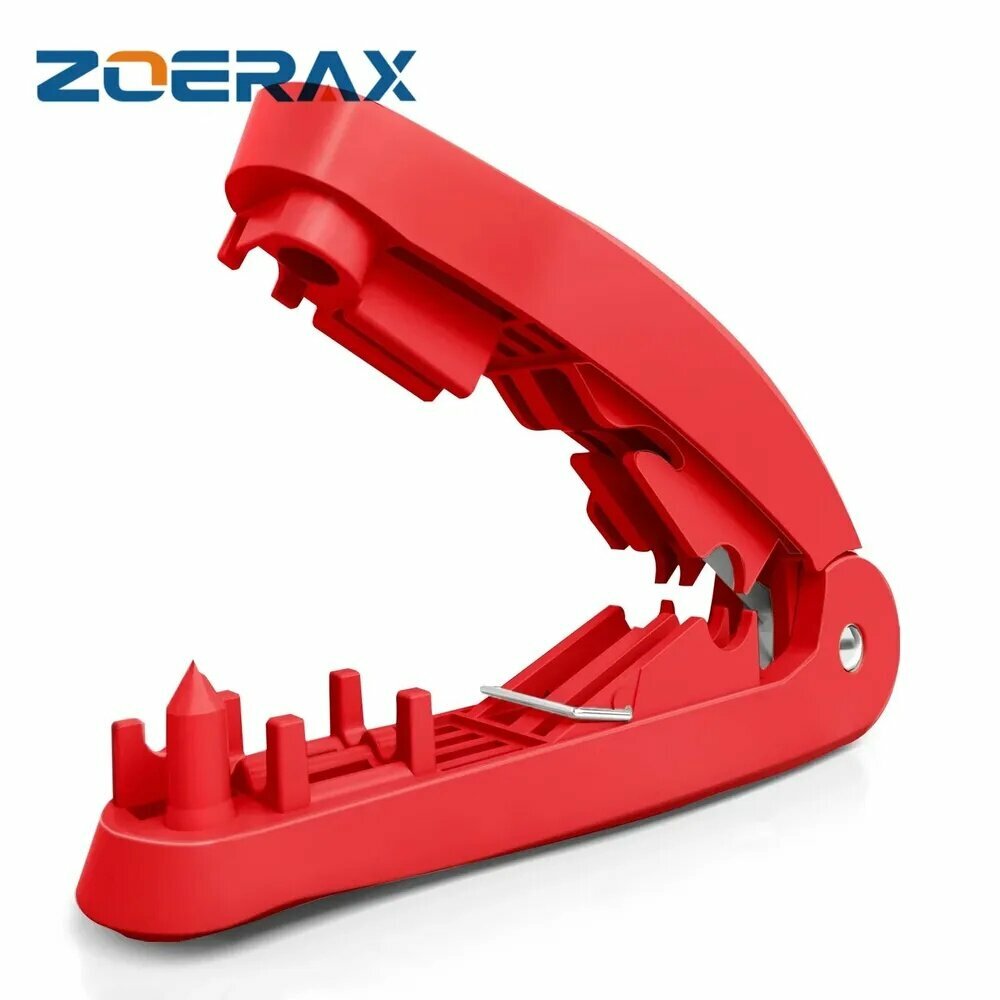 Инструмент для работы с сетевыми кабелями ZoeRax 4-в-1 RJ45 с функциями резки, зачистки, распутывания и выпрямления предназначен для работы с кабелями STP/UTP