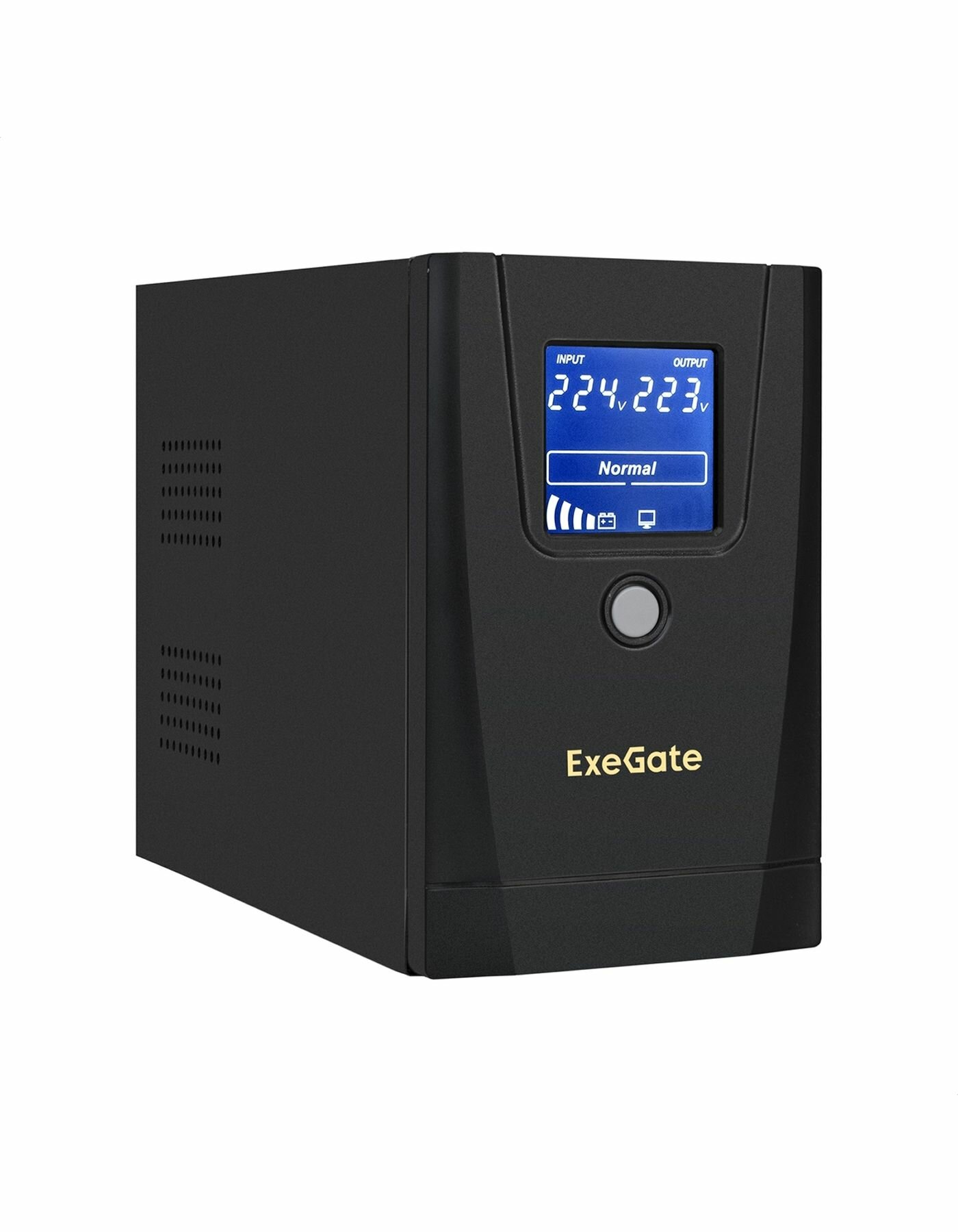 ИБП ExeGate SpecialPro Smart LLB-1000. LCD. AVR.1SH.2C13, 1000ВА/550Вт, AVR, ЖК-дисплей, 3xC13, Line-Interactive