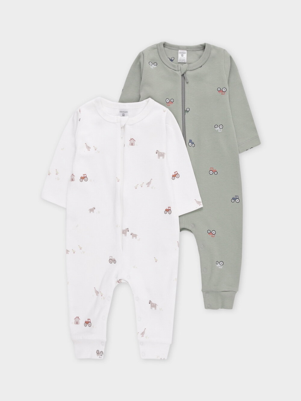 Комбинезон К 6522-2уп/хаки Н031.1,молочный Н103