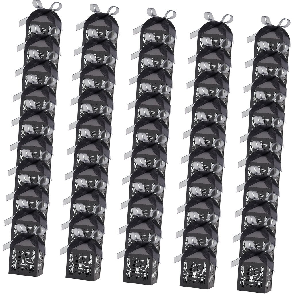 Картонные коробки в стиле Масок Для Свадебных торжеств Идеально подходят для Конфет и закусок