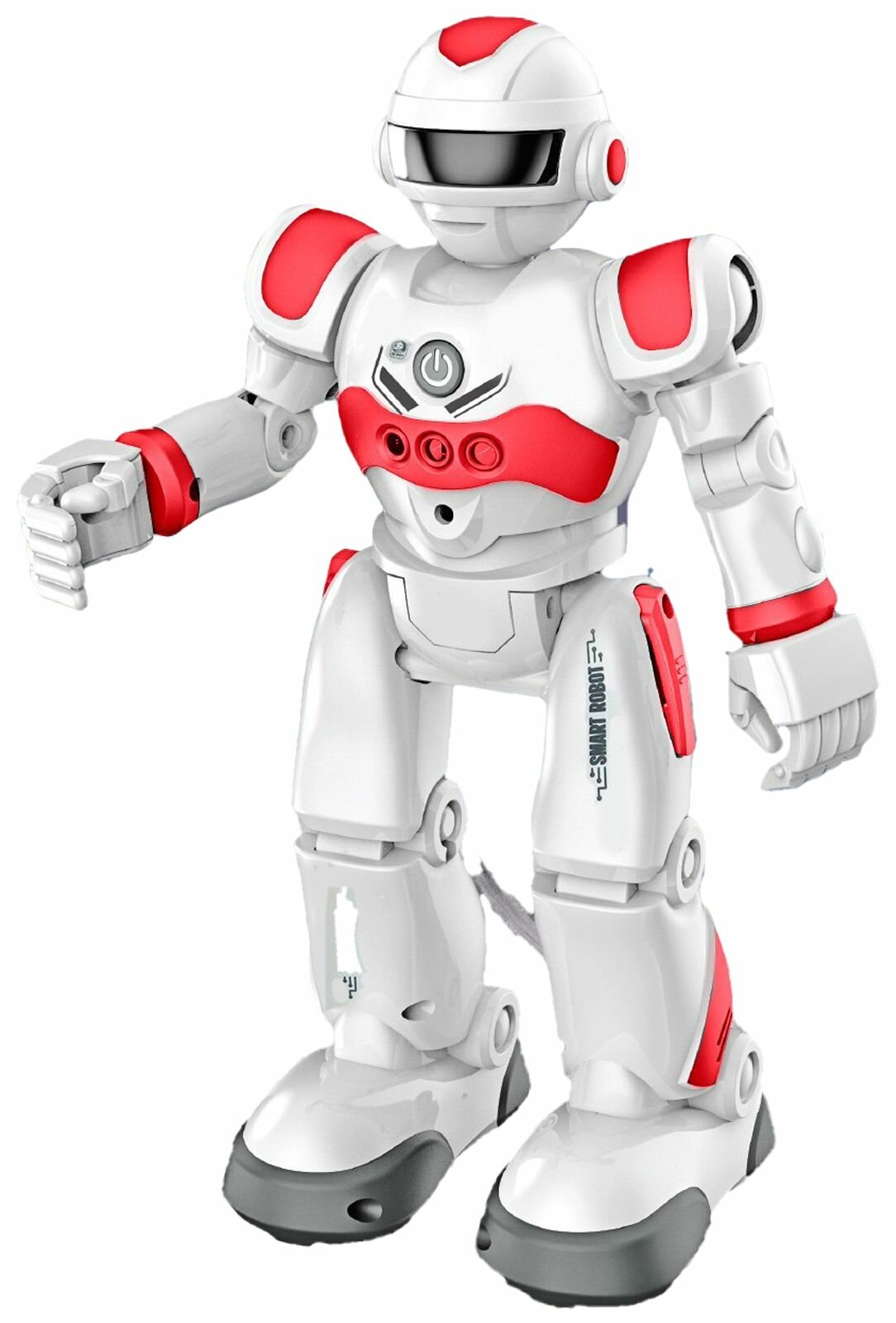 Робот на пульте управления IQ BOT "Gravitone" со световыми и звуковыми эффектами, развивающая интерактивная игрушка для детей, русское озвучивание, учим английский язык, цвет красный
