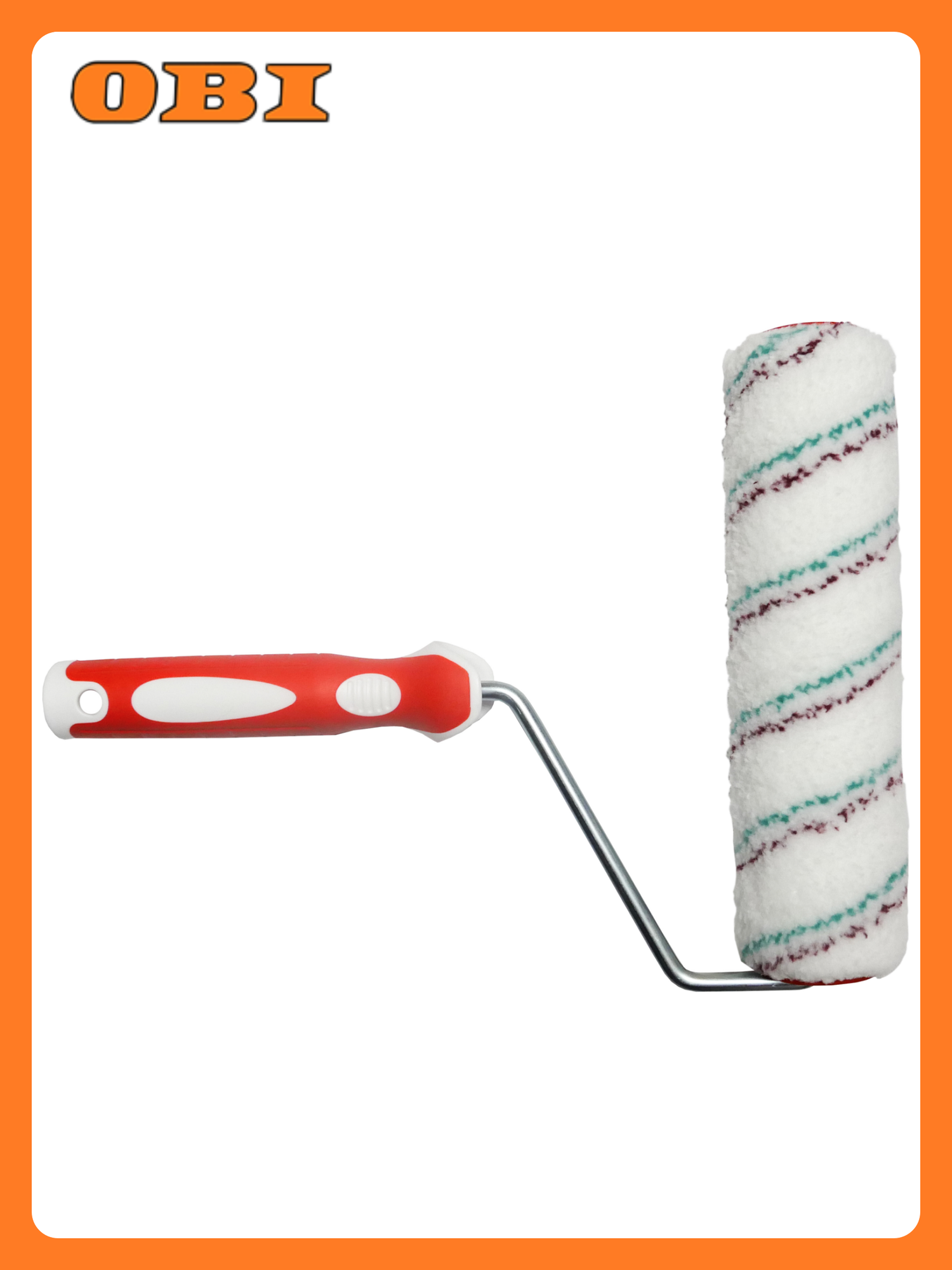 Валик малярный с ручкой, полиэстер 12/48/250 мм, под ручку 8 мм PARADE