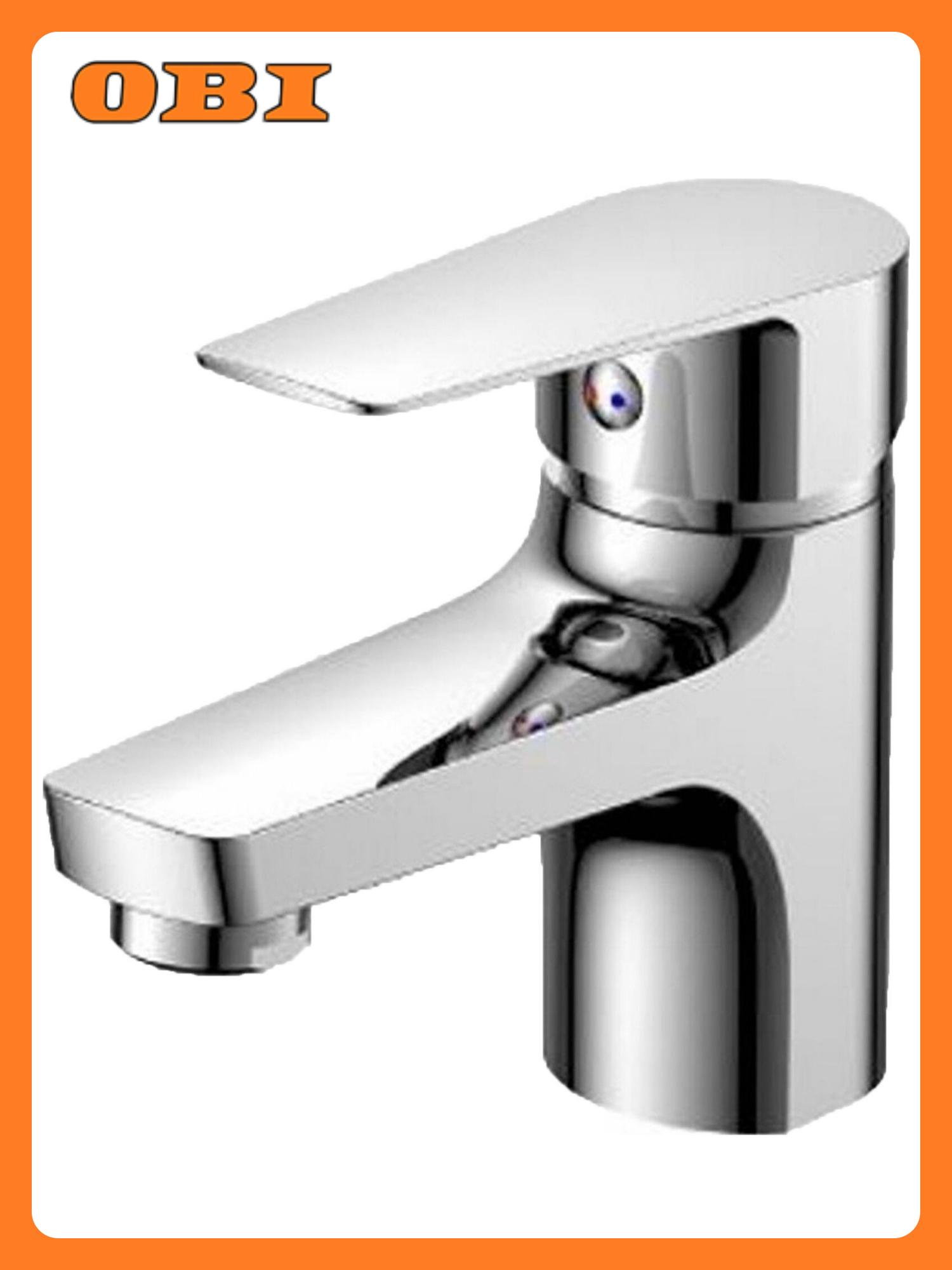 Смеситель для раковины Rossinka S35-11, рычажное управление, керамический картридж