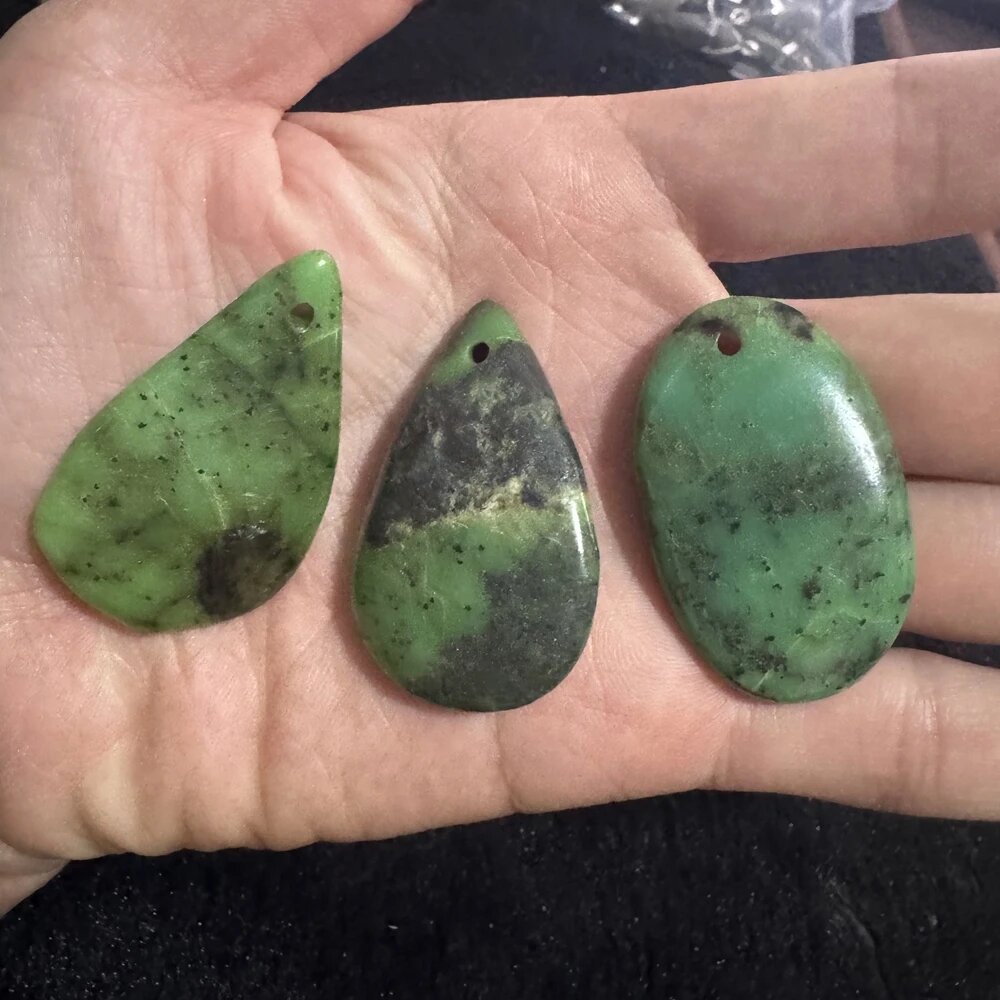 Оптовая продажа, 2 шт./лот, подвеска из натурального хризопраза, ювелирный кулон из драгоценного камня для ожерелья, около 30-45 мм