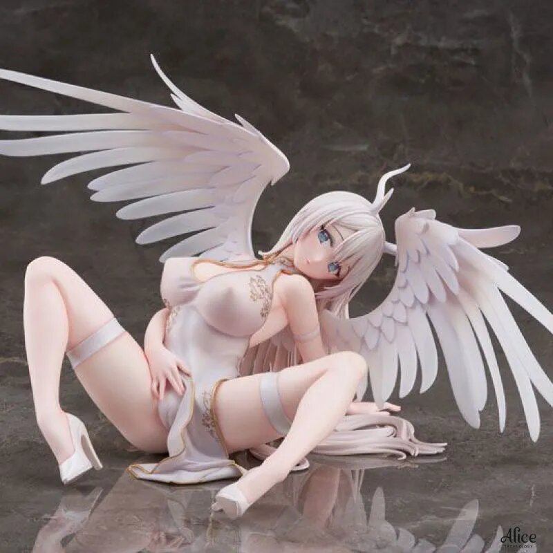 Хентай фигурки 18+ аниме белого ангела Одежду можно снять 1/4 13 см