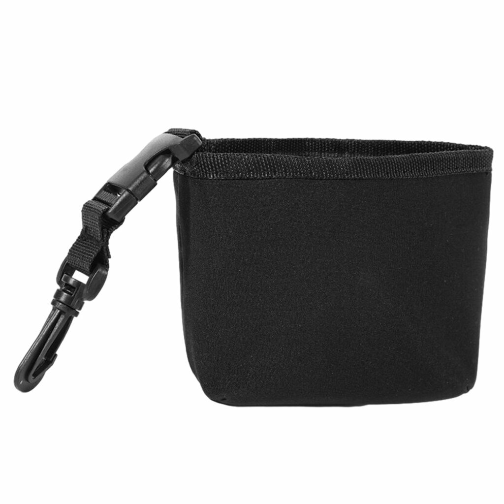 Golf Ball Cleaning Pouch Bag Waterproof Bag with Carabiner Golf Ball Cleaner Bag