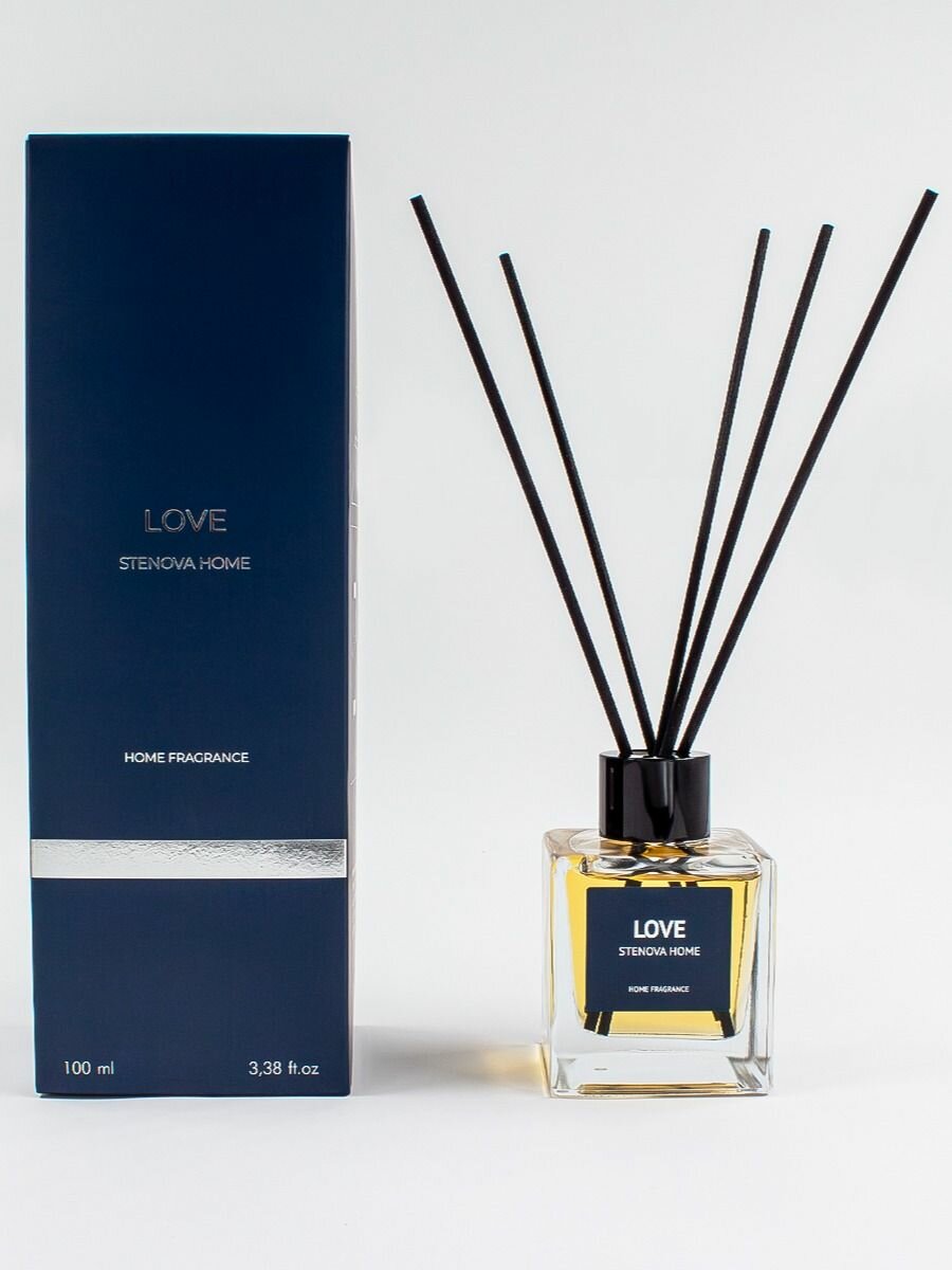 Аромадиффузор с палочками любовь 100 мл. STENOVA HOME