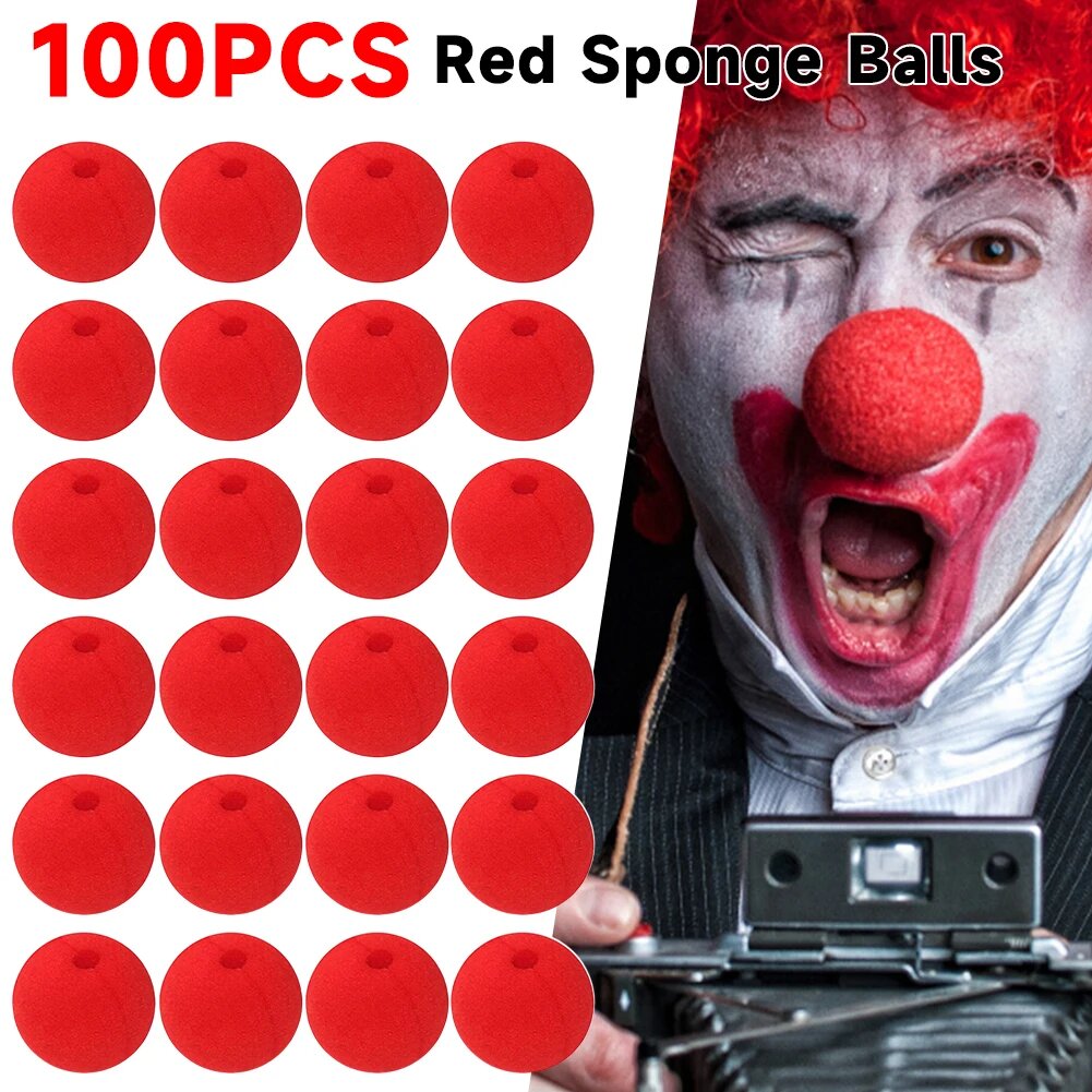Красный губчатый нос клоуна alloet